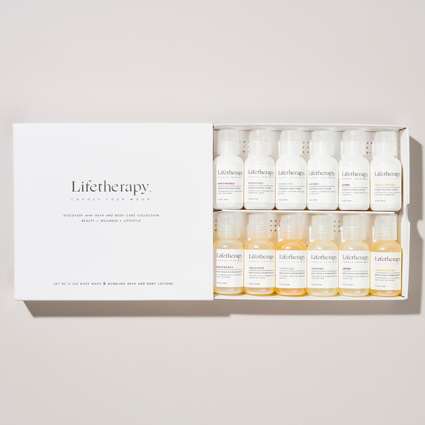 Lifetherapy Discovery Mini Bath & Body Gift Set – Travel-Size Luxury F